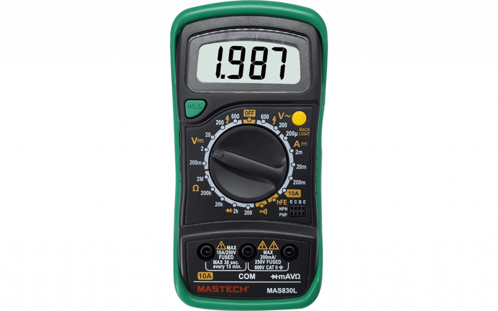 Mastech MAS830L Digital Multimeter original (1 Pcs) – xyzhobby